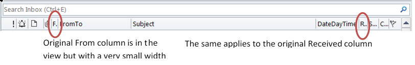 Ms Outlook Custom Columns
